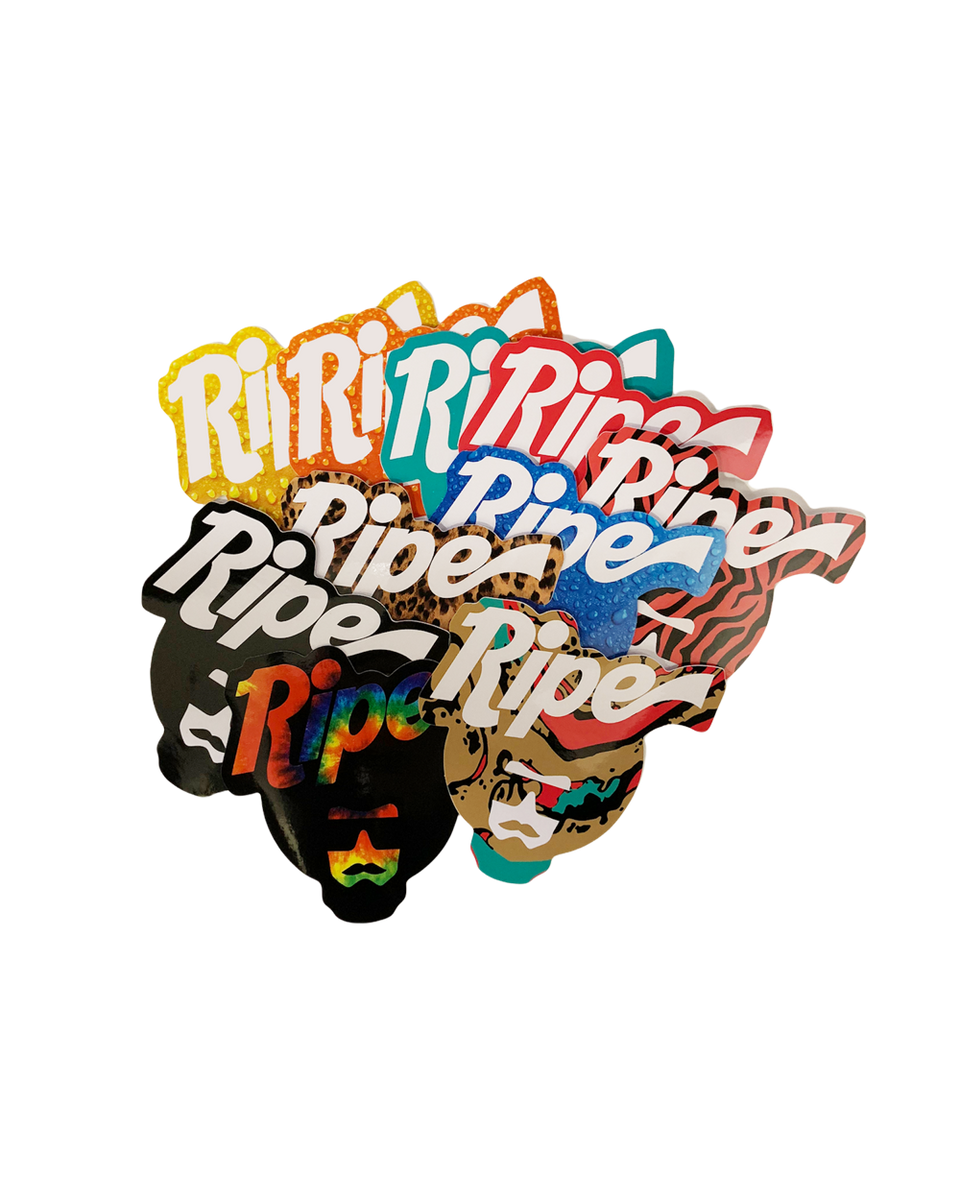 Ripe Fro Logo Sticker Pack – Ripe Band