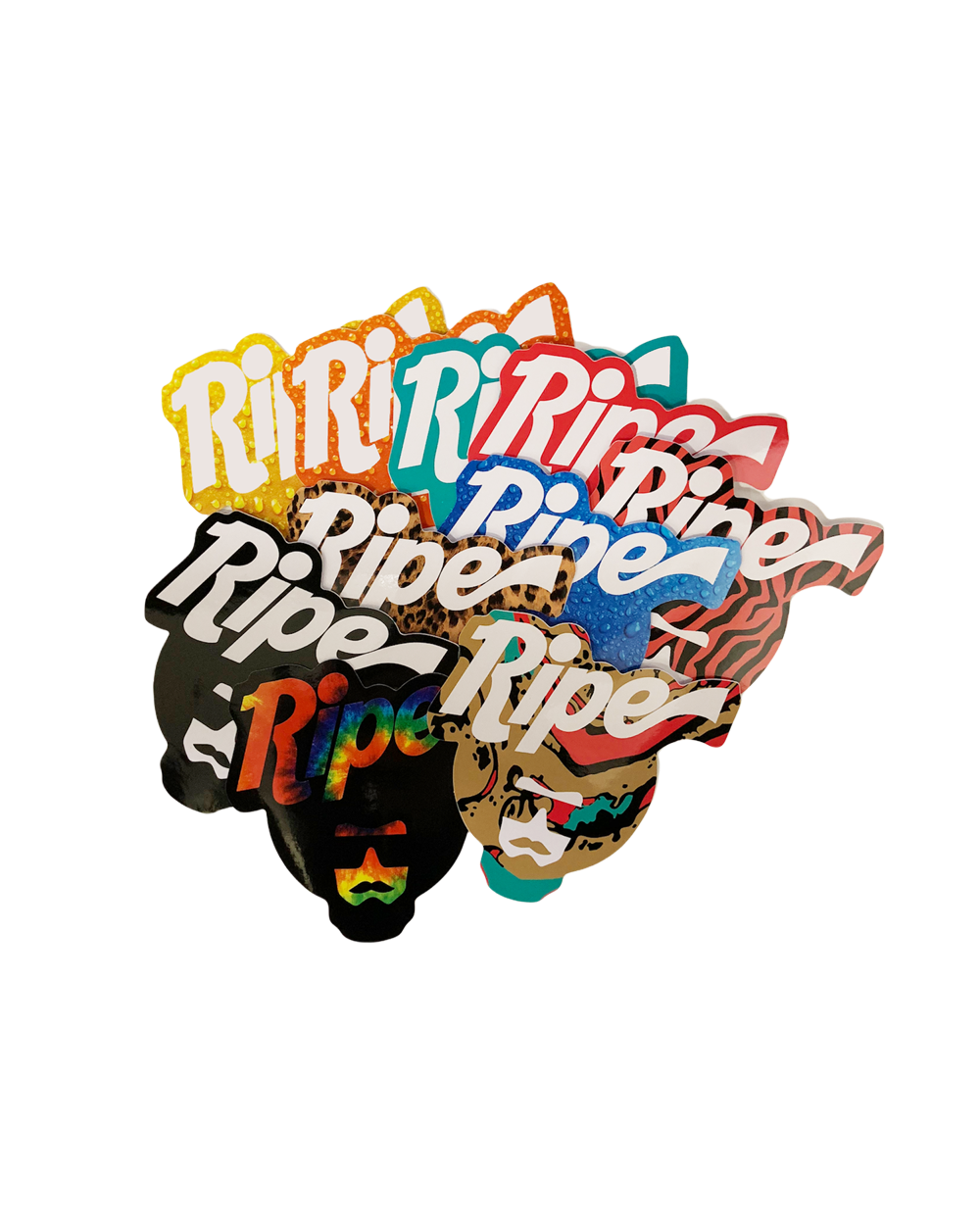 Ripe Fro Logo Sticker Pack – Ripe Band